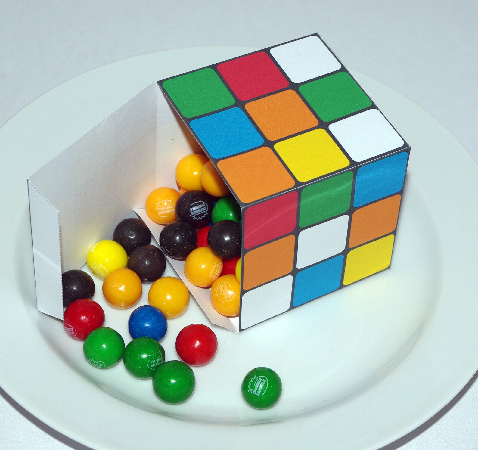 Rubik's Cube Style Gift Box Favor Box, Treat Box Printable PDF, Instant ... Rubik's Cube Style Gift Box Favor Box, Treat Box Printable PDF, Instant ...
