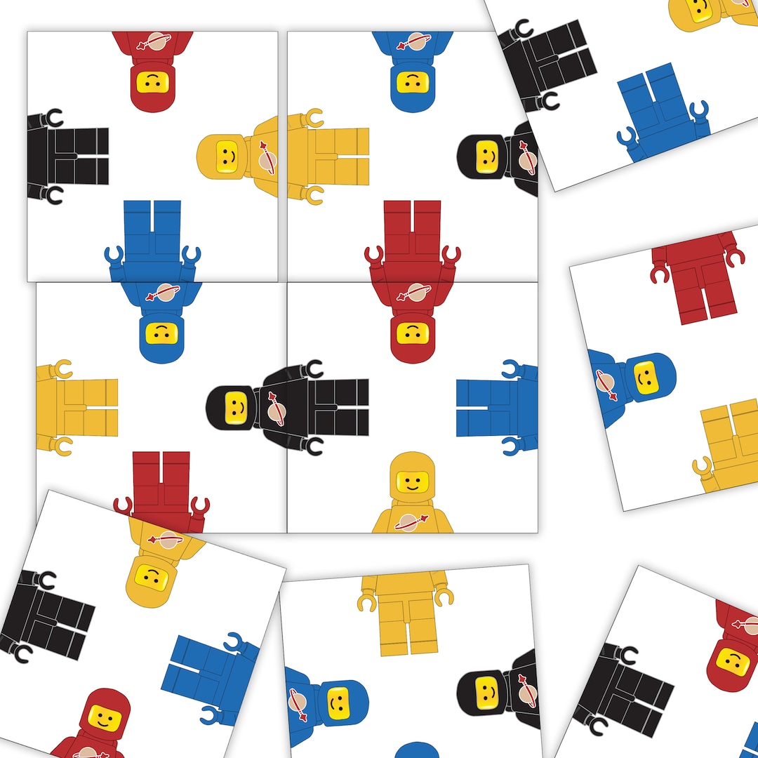 Crazy Spaceman Puzzle II - EASY Level - Retro Tile Game - 9 Piece ...