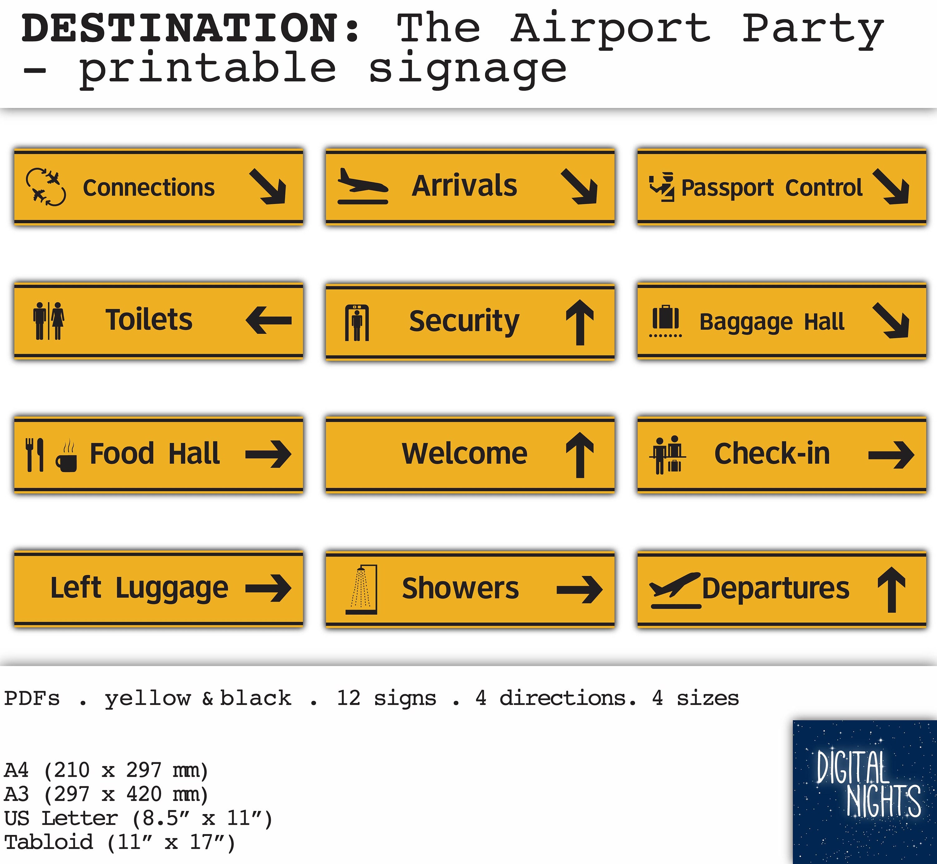 Airport Sign Clipart