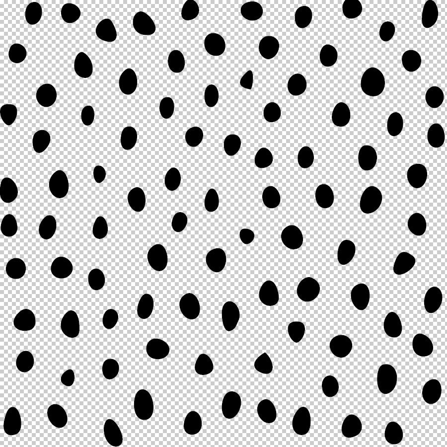 Minimalist Black Dots Digital Paper Overlay (PNG, PSD Instant Download ...