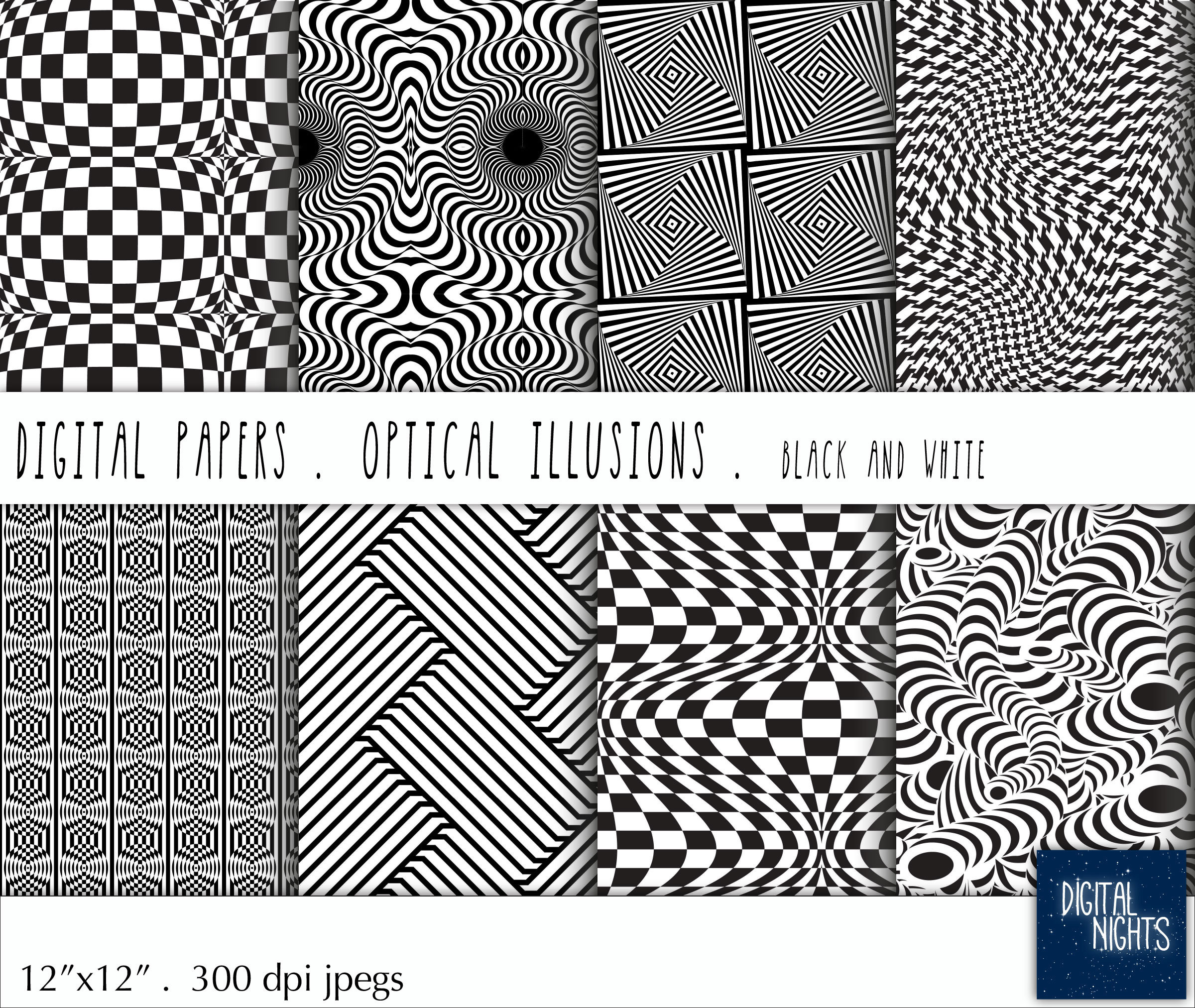 Printable Optical Illusions