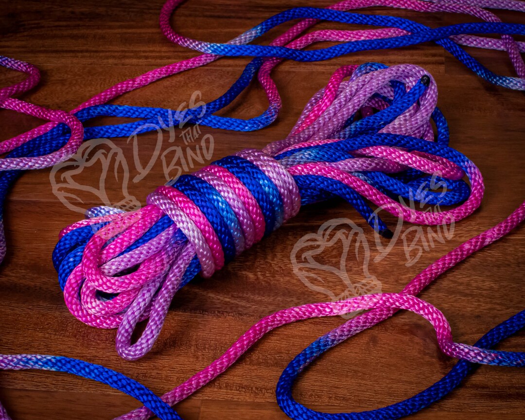 Bi Pride Silky Solid Braid Nylon Shibari Rope - Etsy