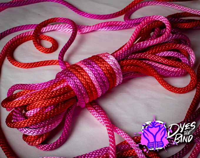 Seasonal Limited Edition Nylon Shibari Rope - Valentine Crush - Etsy