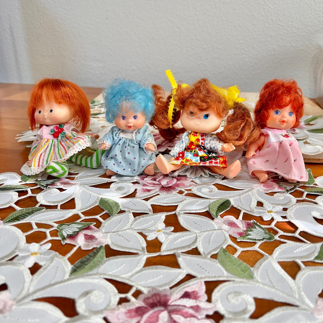 Vintage Strawberry Shortcake Baby Berry Dolls, Kenner, Blueberry Baby ...