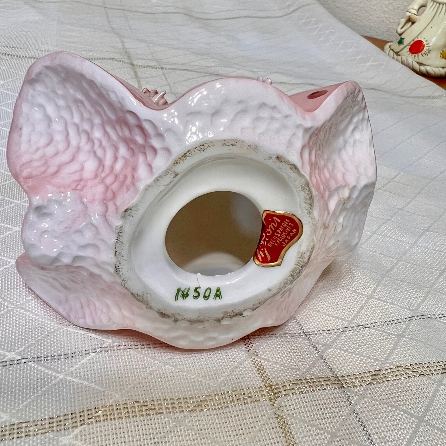 Lefton's Exclusives Vintage Springtime Girl Porcelain Figurine Pink ...
