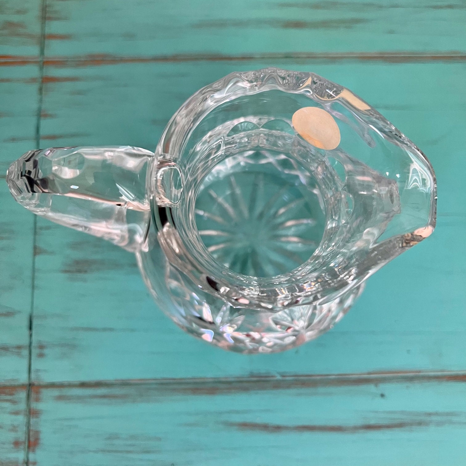 Vintage Lead Crystal Czech Pitcher Made in Poland 24% Lead - Etsy