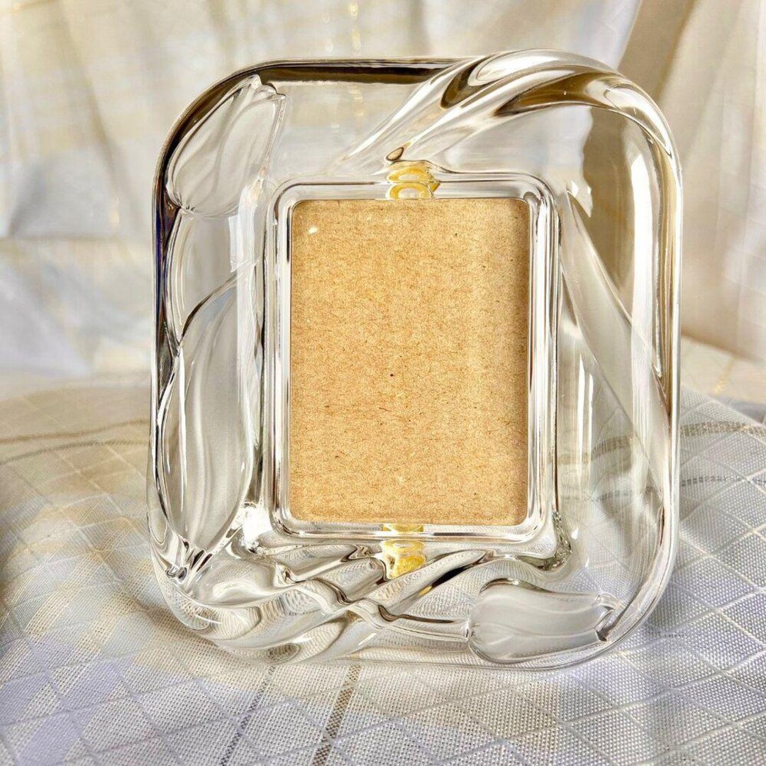 Mikasa Vintage Crystal Photo Frame, Vintage Floral Crystal Frames ...