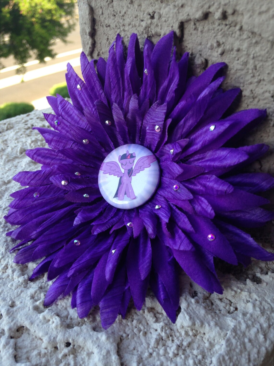 Princess Twilight Sparkle Flower Blossom Hair Clip - Etsy
