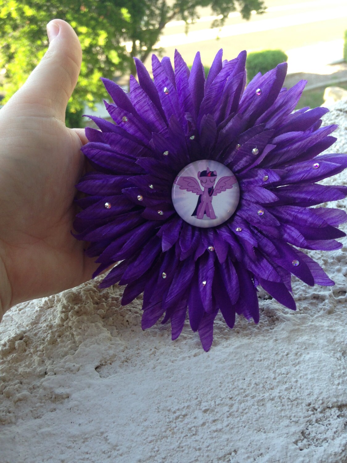 Princess Twilight Sparkle Flower Blossom Hair Clip - Etsy