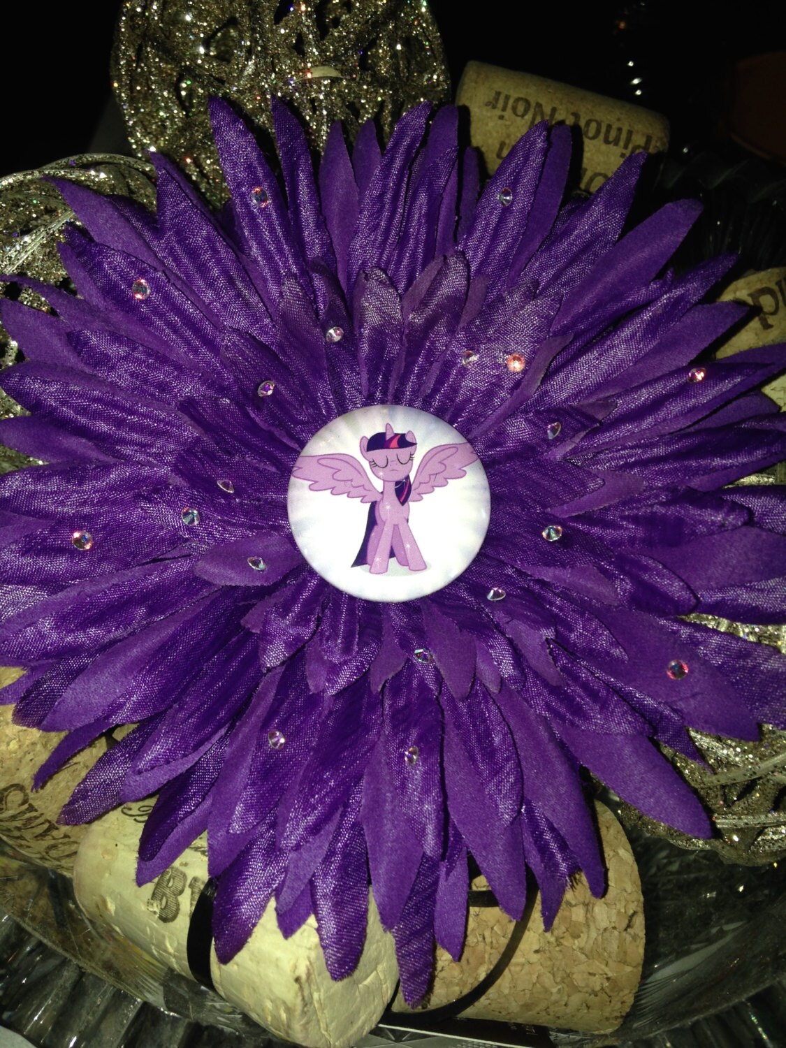 Princess Twilight Sparkle Flower Blossom Hair Clip - Etsy