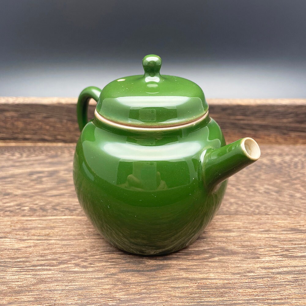 Emerald Teapot Retro Personal Filter Small Teapot Household Ceramic ...