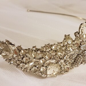 1920s Inspired Side Tiara Headband Exquisitely Precious Side Tiara ...