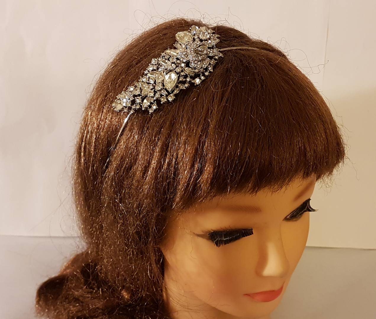 1920s Inspired Side Tiara Headband Exquisitely Precious Side - Etsy UK