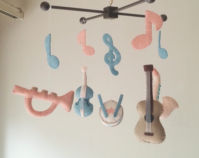 Musical Instrument Mobile Baby Mobile Crib Mobile Guitar - Etsy