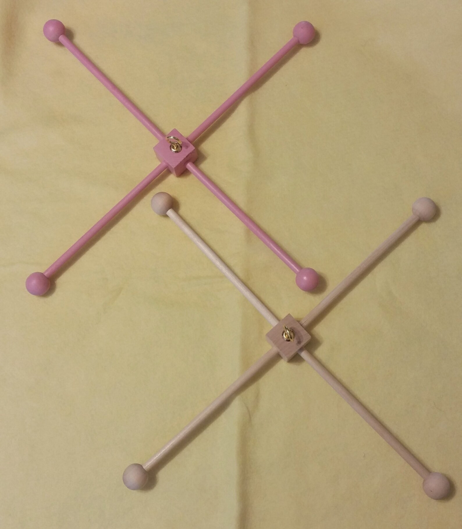 Mobile Frame / Wooden Hanger / Mobile Hanger Diy / Natural | Etsy