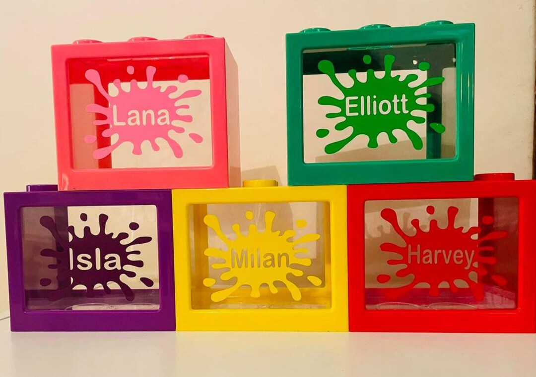 Personalised LEGO Money Box - Etsy Australia