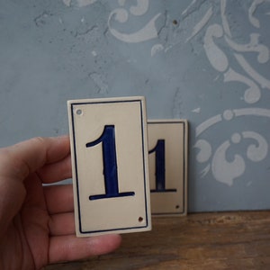 Ceramic Door Numbers / Address Number Tile / Home Décor - Etsy