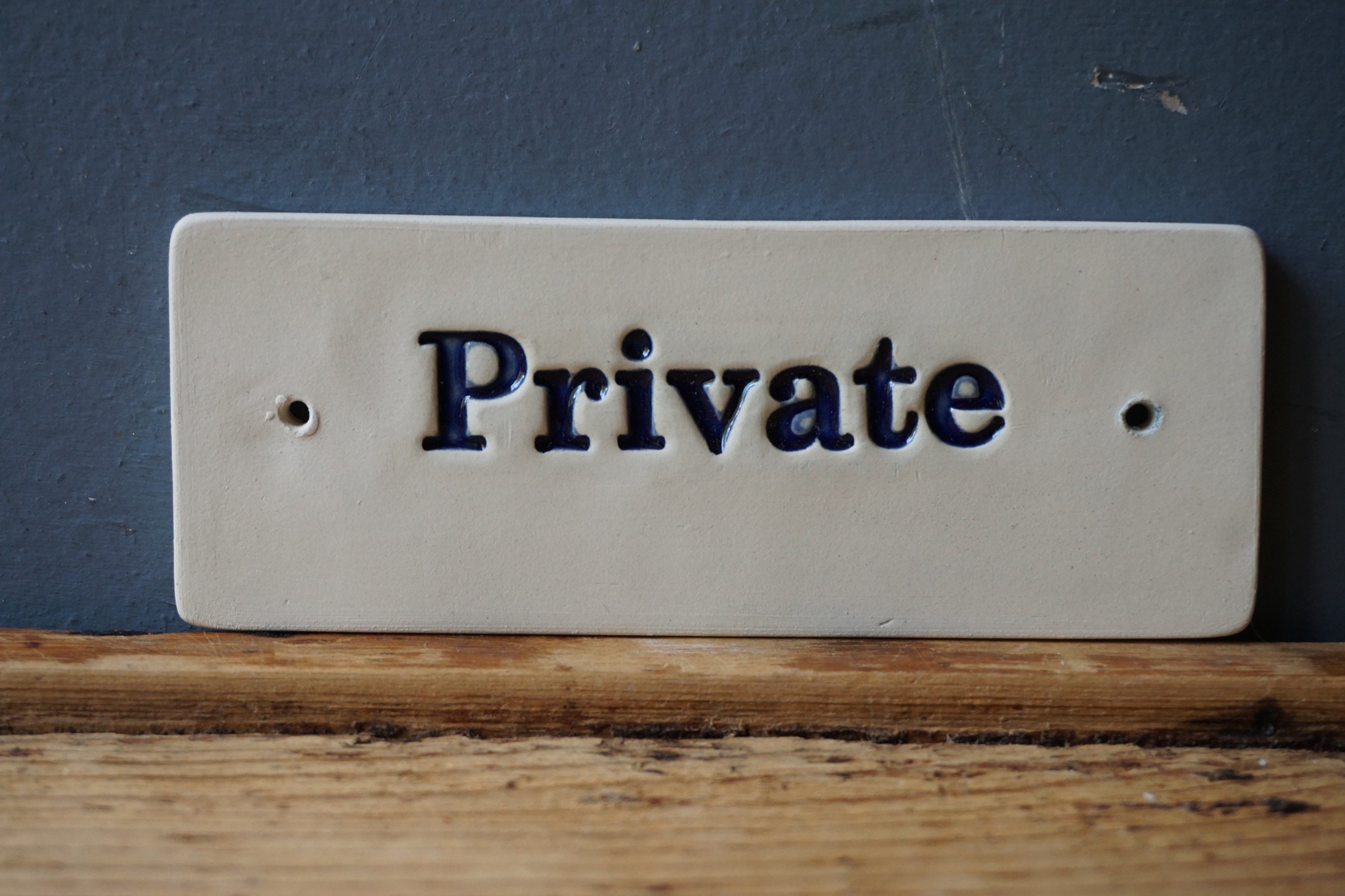 Private Sign / Ceramic Sign / Room Sign / Bathroom Sign / Door | Etsy