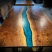 Volcanic Lava Epoxy Resin River Gaming Table - Kitchen & Dining Tables ...