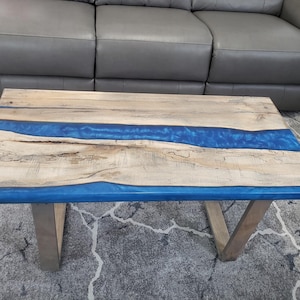 Custom Spalted Maple River Coffee Table - Etsy