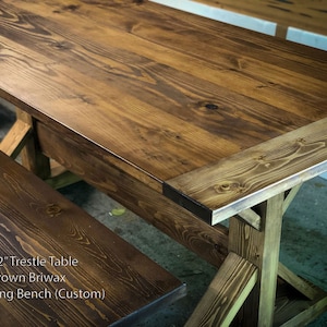 Handmade Traditional Rustic Farmhouse Dining Table - Etsy