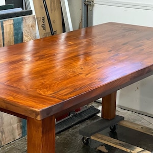 Handmade Traditional Rustic Farmhouse Dining Table - Etsy