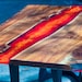 Volcanic Lava Epoxy Resin River Gaming Table - Etsy