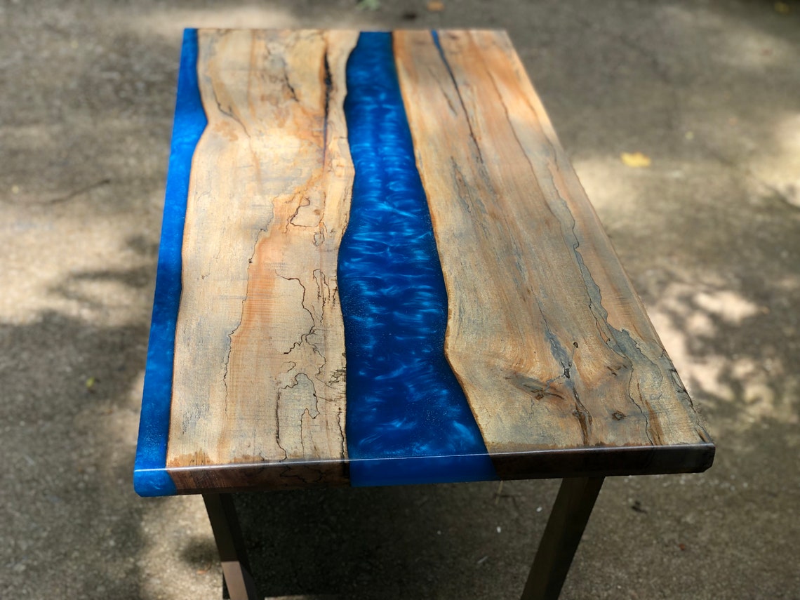 Custom Spalted Maple River Coffee Table - Etsy