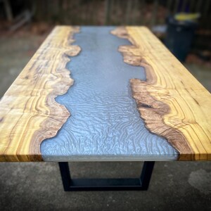 Marvelous Handcrafted Myrtle Epoxy Resin River Table - Etsy