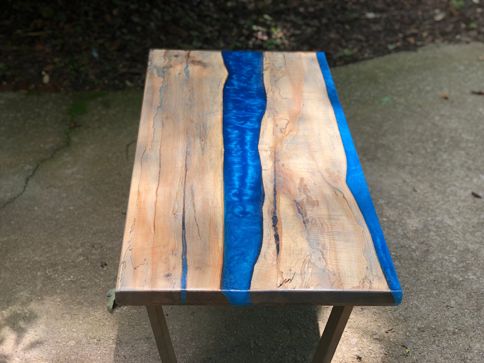 Custom Spalted Maple River Coffee Table - Etsy