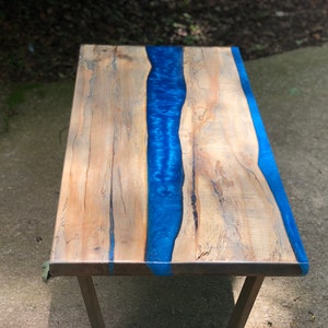 Custom Spalted Maple River Coffee Table - Etsy
