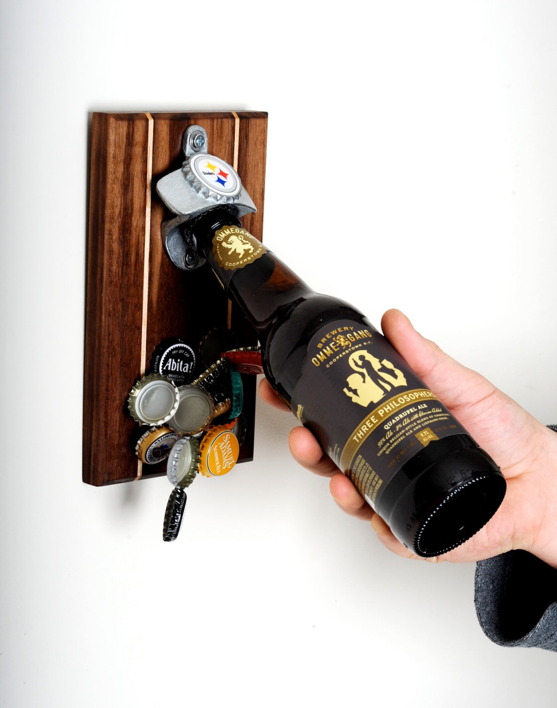 Magnetic Bottle Opener - the Gridiron - Etsy
