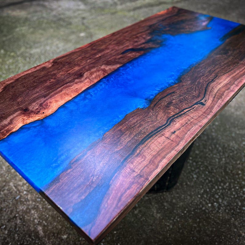 Epoxy Resin Desk - Etsy