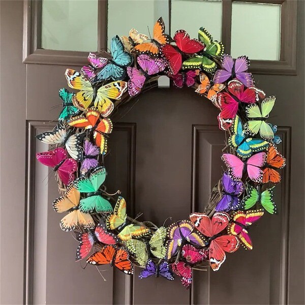 Butterfly Wreath - Etsy