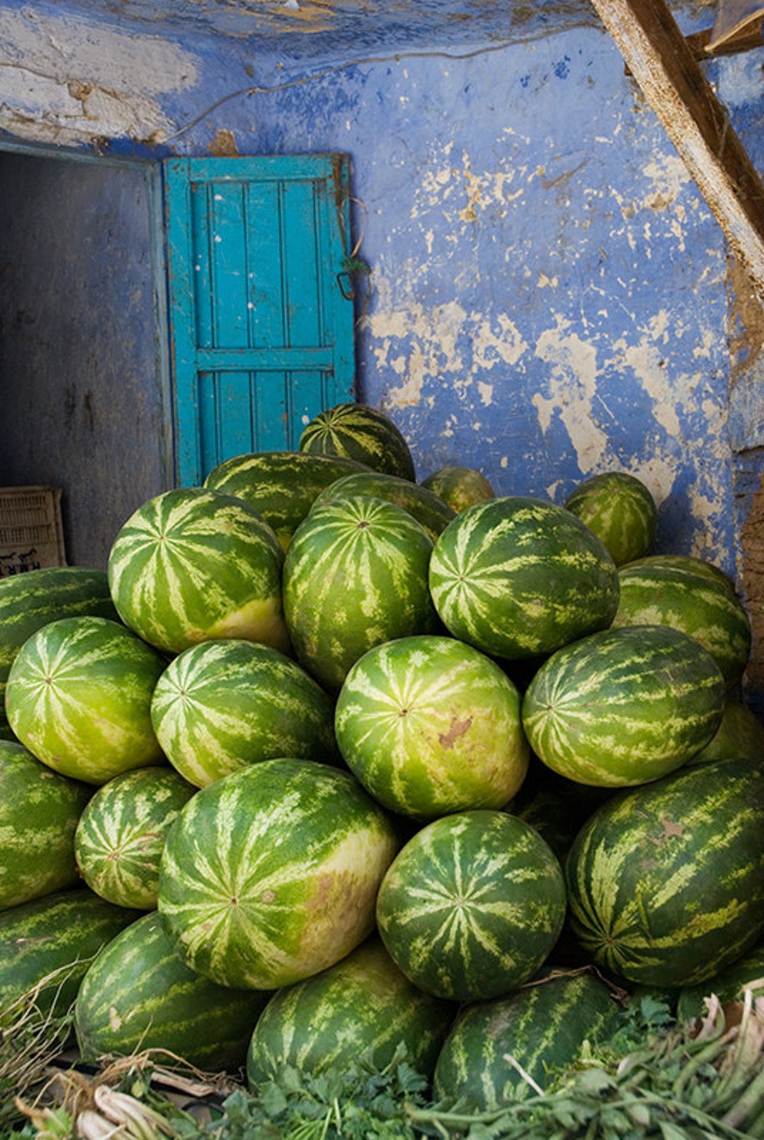 Watermelons and Blue Door: Fruit, Food, Morocco, Melon, North Africa - Etsy