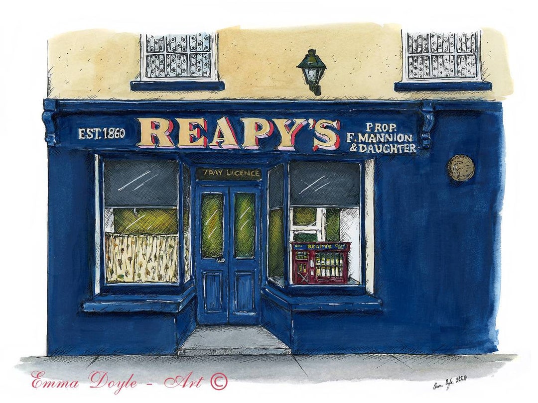 Irish Pub - Reapy's, Tuam , Galway, Ireland - Etsy