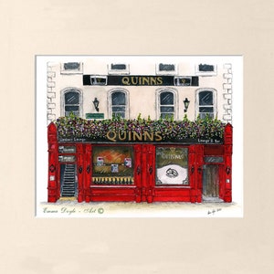 Dublin Pub - Quinns, Drumcondra, Dublin, Ireland - Etsy