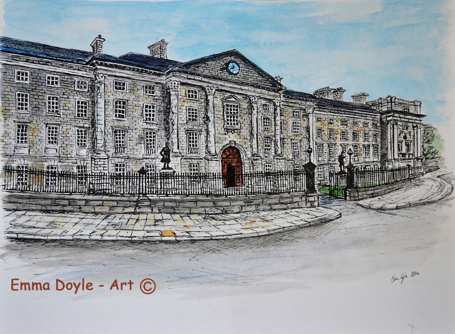 Dublin - Trinity College, Dublin, Ireland - Etsy