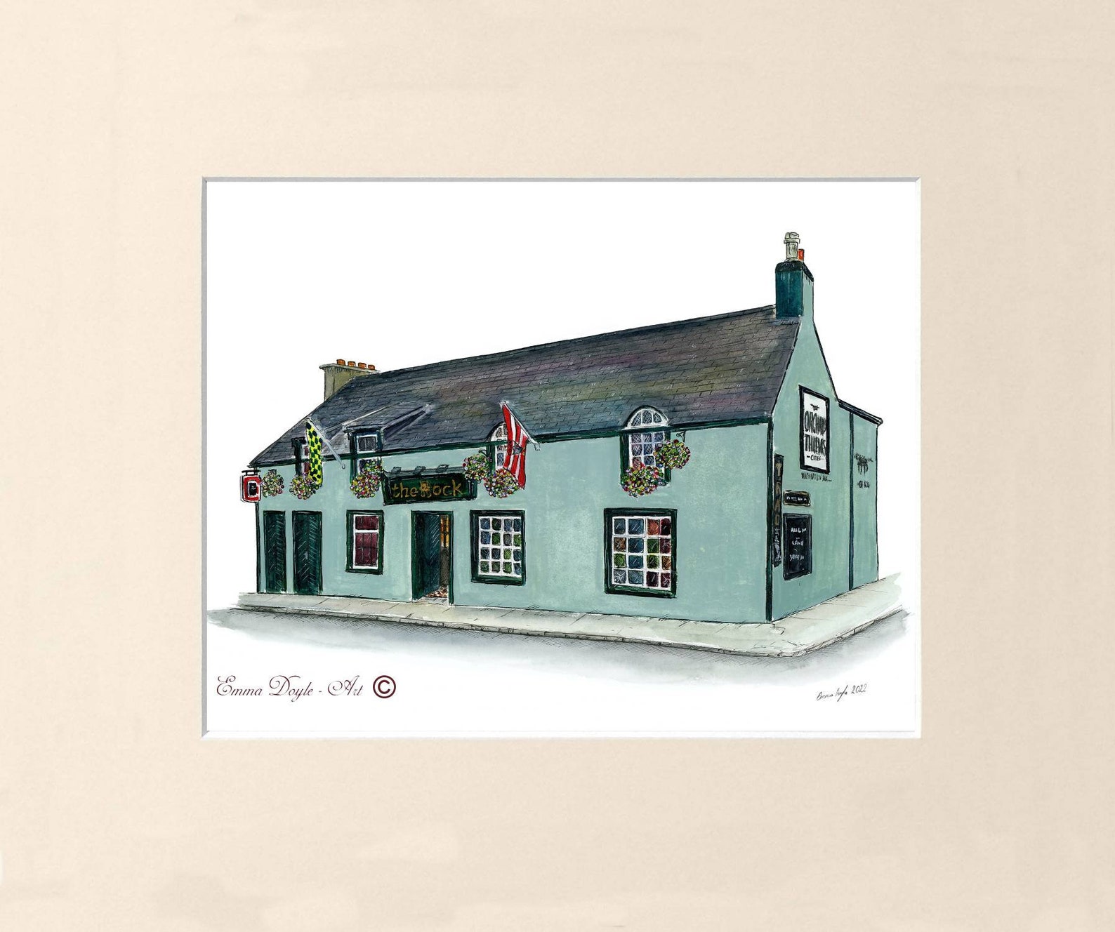 Irish Pub the Rock Bar Co. Cork Ireland | Etsy