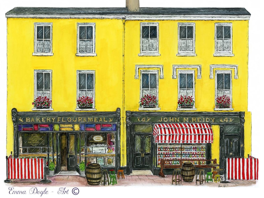 Irish Pub - J. M. Reidy's, Killarney, Co. Kerry, Ireland - Etsy