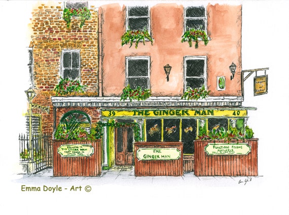 Dublin Pub the Ginger Man Dublin Ireland - Etsy