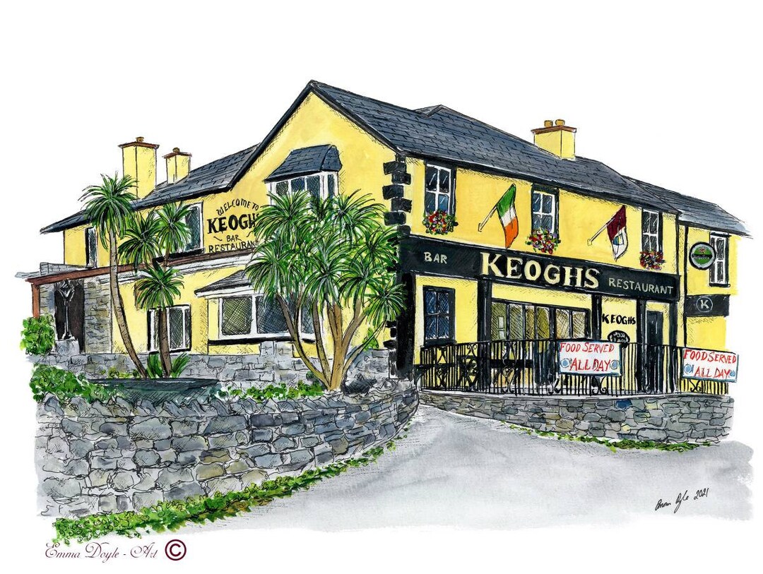 Irish Pub - Keogh's Bar, Galway, Ireland - Etsy
