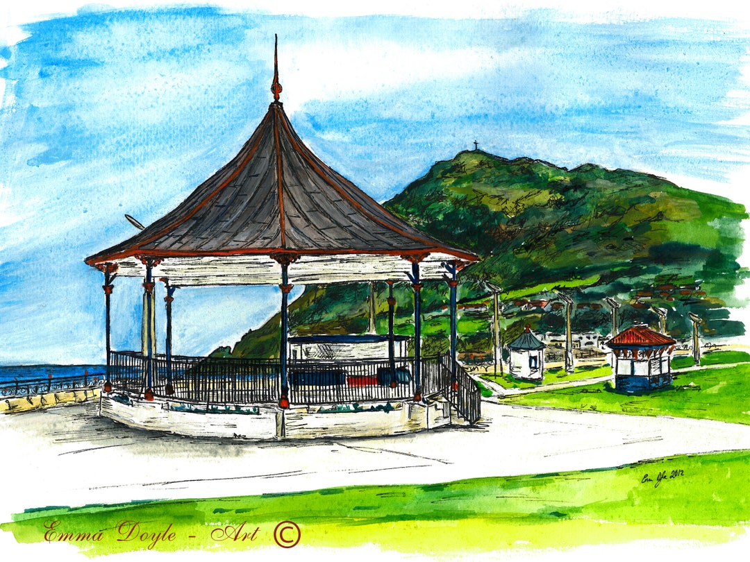 Bray Seafront - Band Stand - Bray Head, Wicklow, Ireland - Etsy