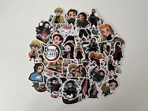 Demon Slayer Stickers Anime Decals - Etsy