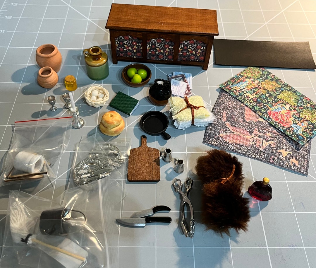 12 Scale Tudor Bridal Chest for the Tudor Brides First Home Full to ...