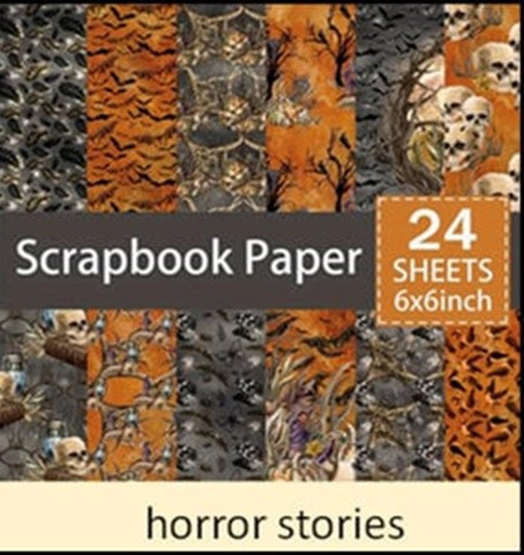 Horror Stories Scrapbook Paper: Halloween Paper Crafts (24 Sheets) - Etsy