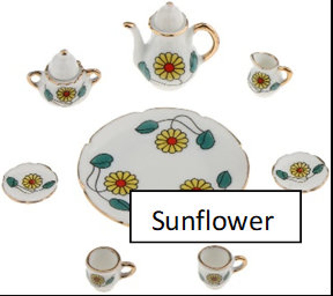 Afternoon tea set with 3 plates of food and 2 extra pieces of | Etsy