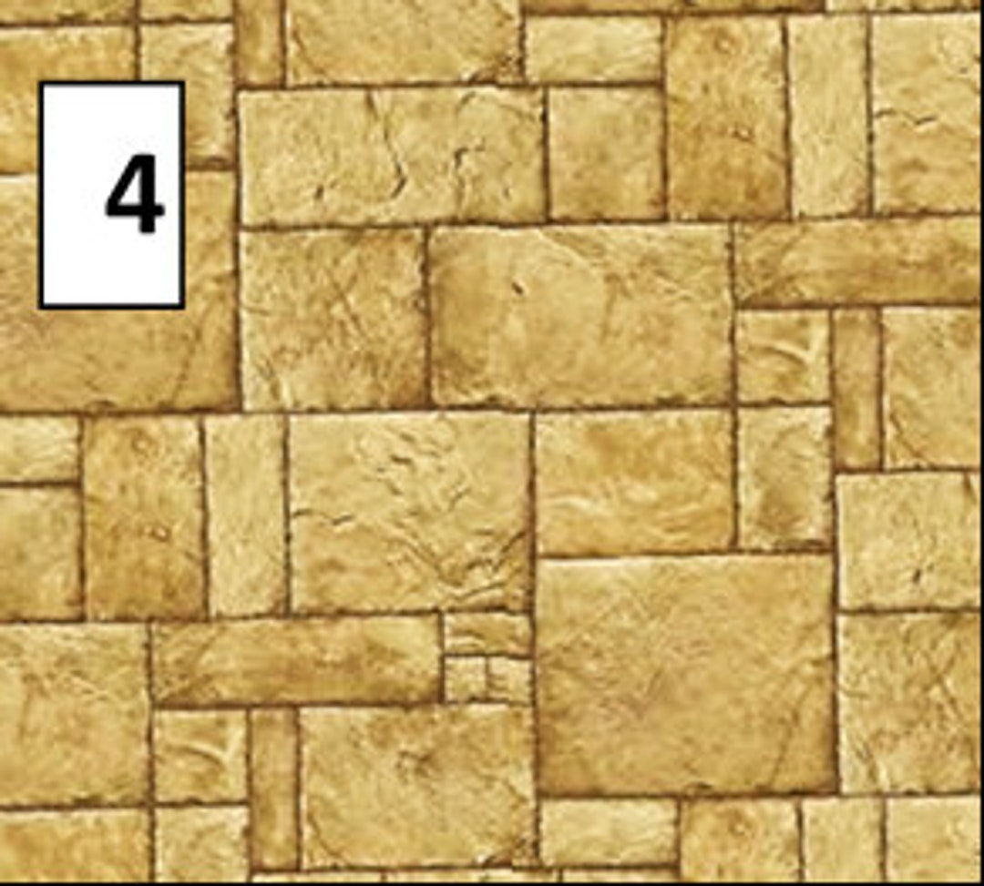 6 Different BRICKS & STONES COLLECTION Dolls House Wallpaper! - Etsy
