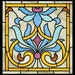 7 CHOICES Stained Glass Window Effect Lumiplex Plastic Panels-use in ...
