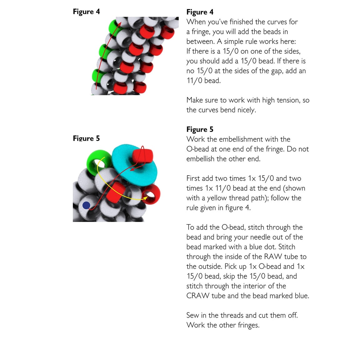 Beading Pattern medusa Tutorial for a CRAW Lariat - Etsy